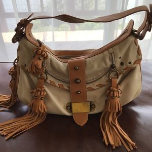 Mania | Bags | Mania Leather Fringe Handbag | Poshmark